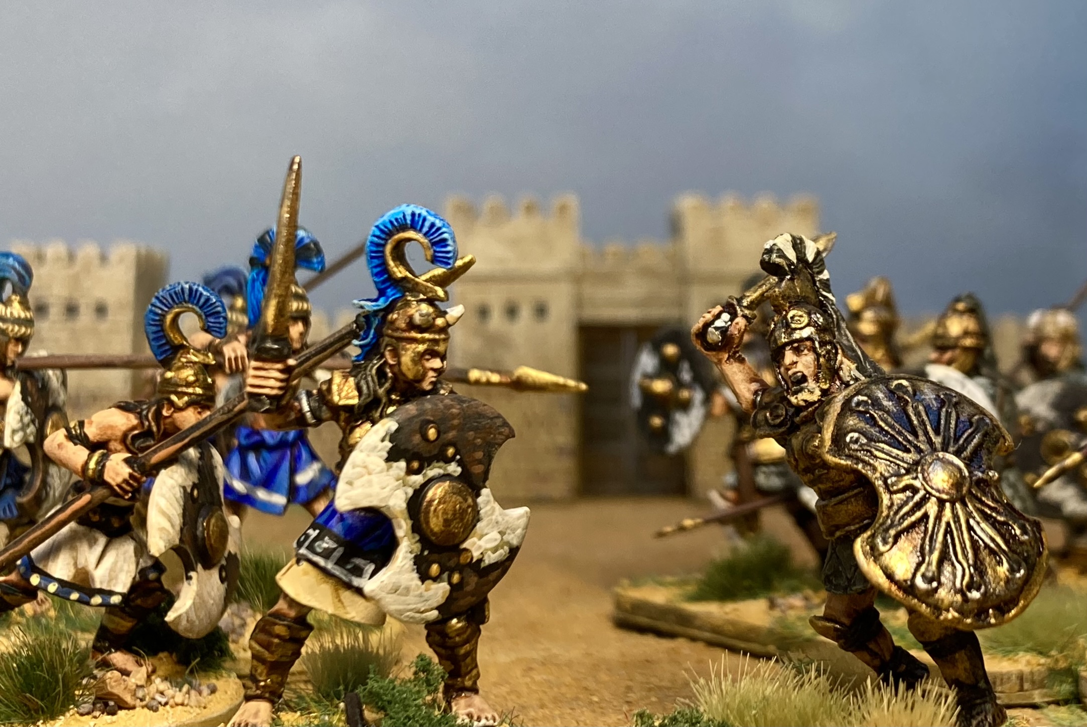 28mm Myrmidons and Achaeans for the Trojan War – mogsymakes