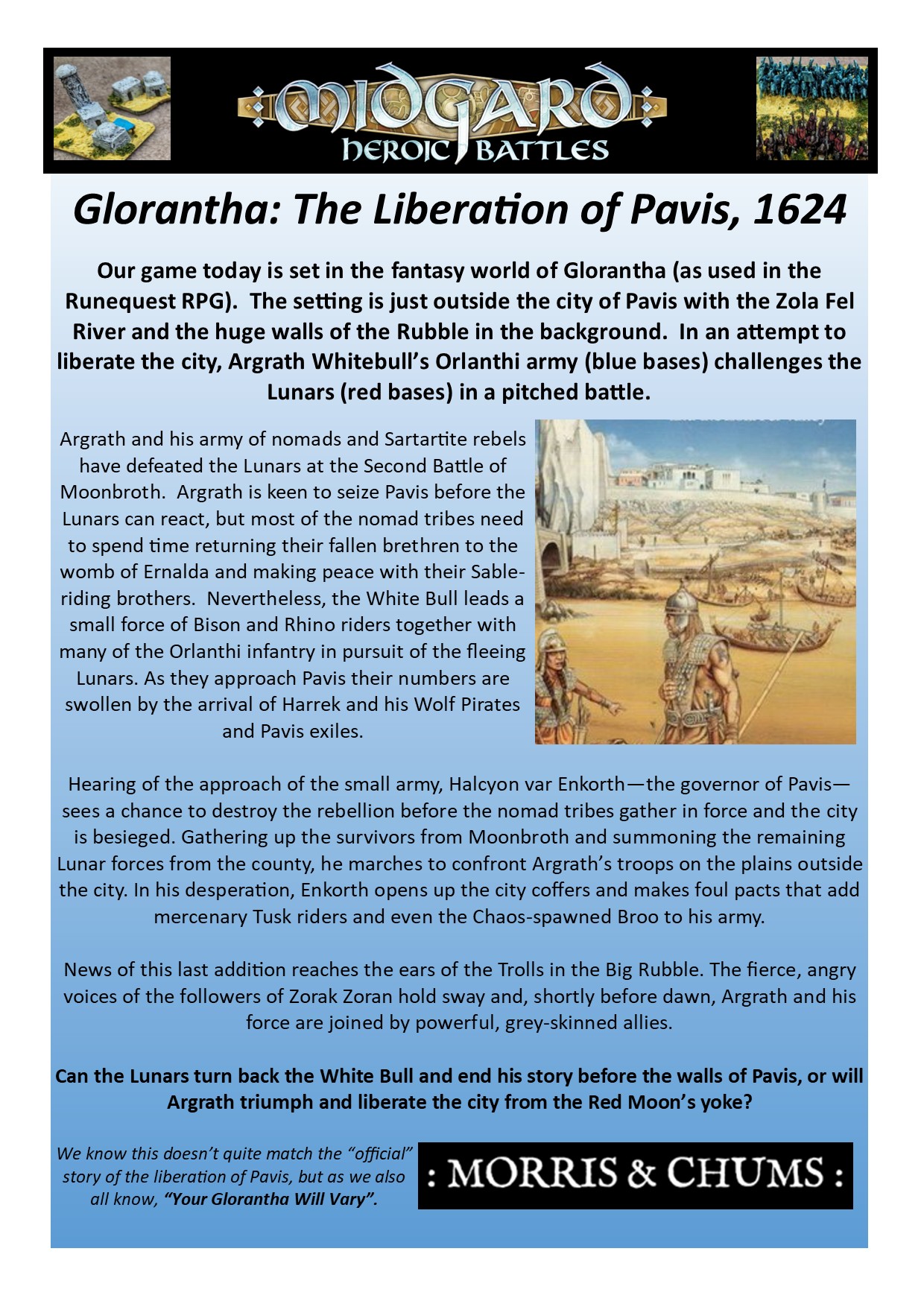 Glorantha in 6mm using Midgard Heroic Battles – mogsymakes